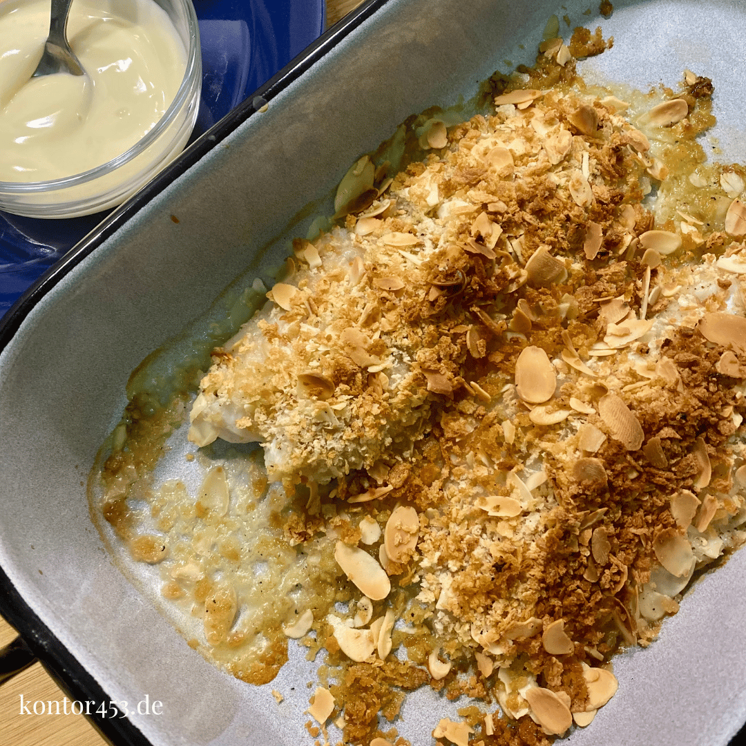 Knuspriger Rotbarsch mit Dip - aus dem Dampfbackofen - Rezeptefundus