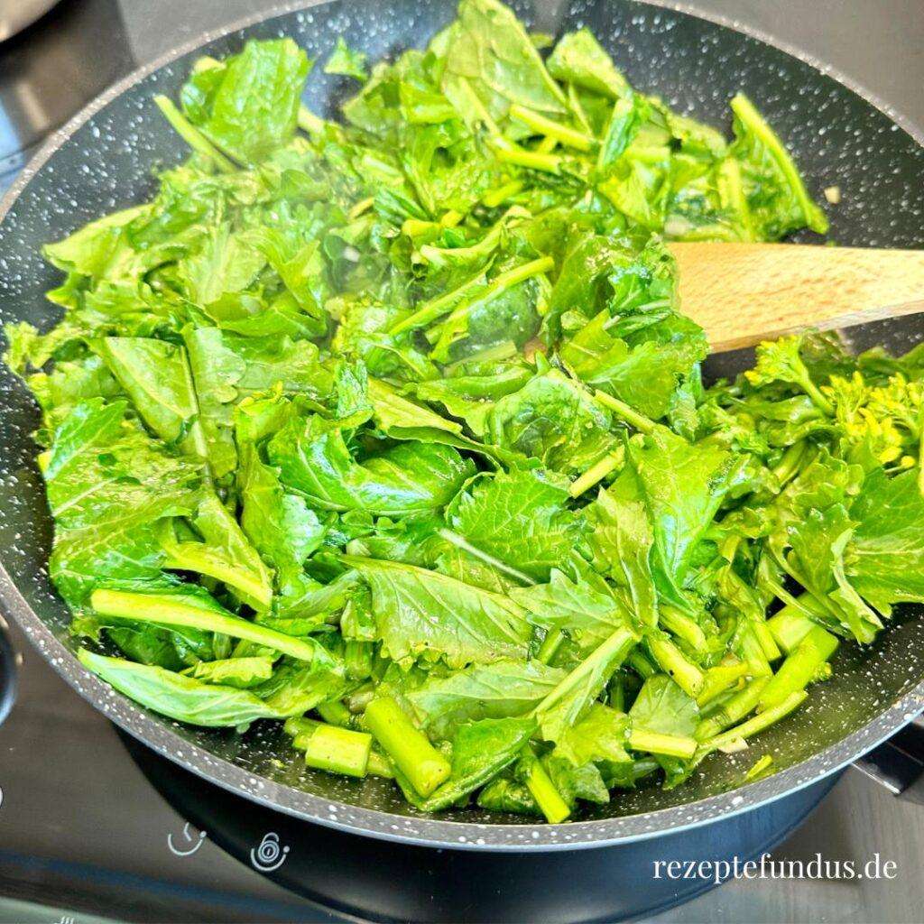 Cima di Rapa gebraten - Rezeptefundus