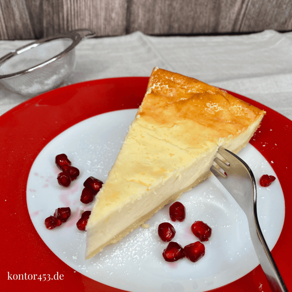 Omas Kasekuchen Mit Murbeteigboden