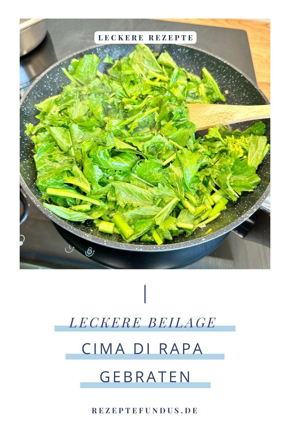 Cima di Rapa gebraten - Rezeptefundus