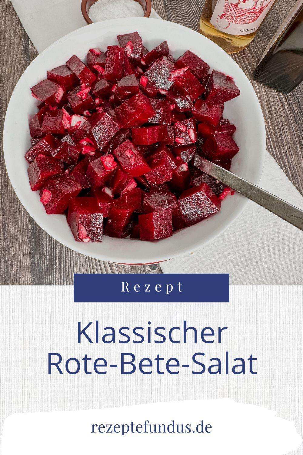 Klassischer Rote-Bete-Salat - Rezeptefundus