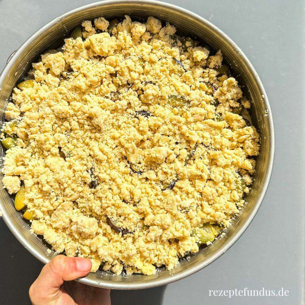 Grundrezept für Streusel - Rezeptefundus