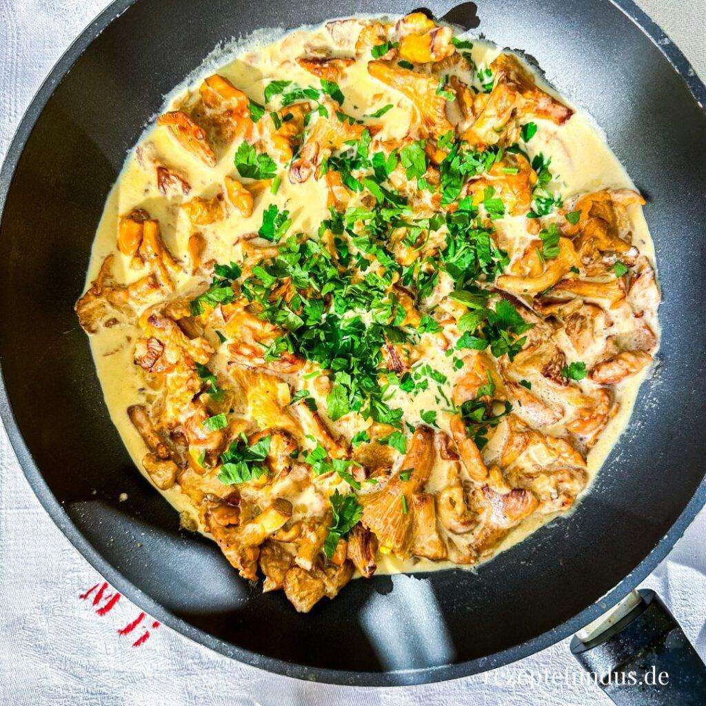 Pfifferling-Rahm-Sauce - Rezeptefundus