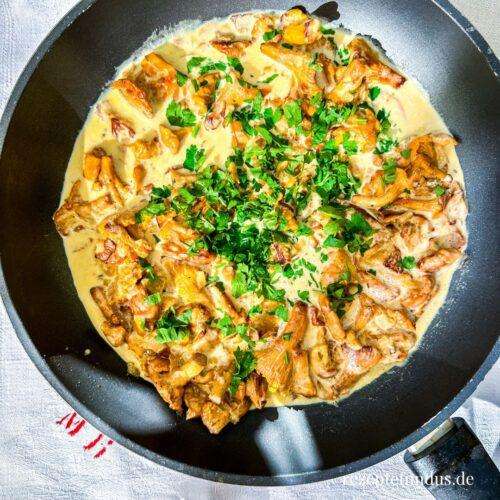 Pfifferling-Rahm-Sauce - Rezeptefundus