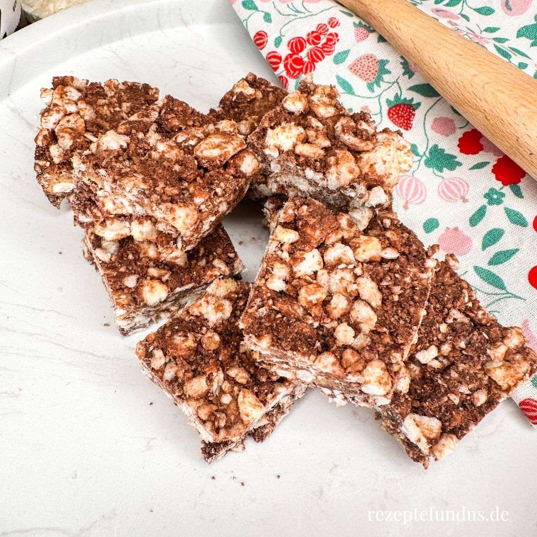 Puffreis-Erdnuss-Bites - Rezeptefundus