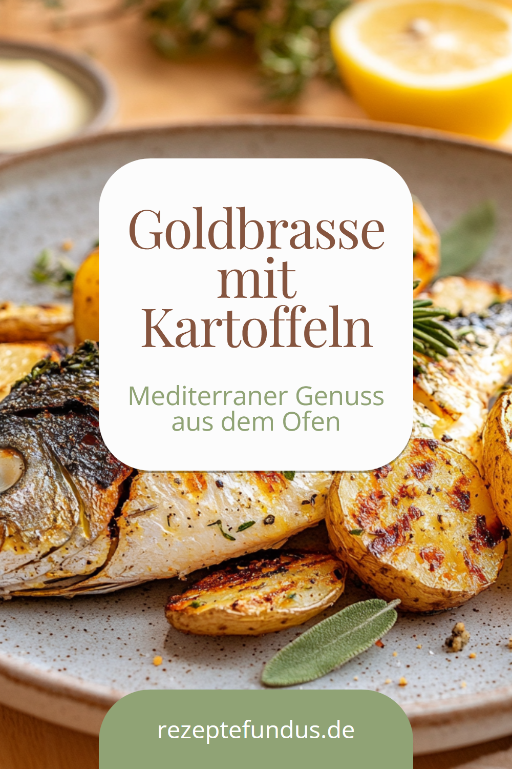 Goldbrasse mit Kartoffeln - Rezeptefundus